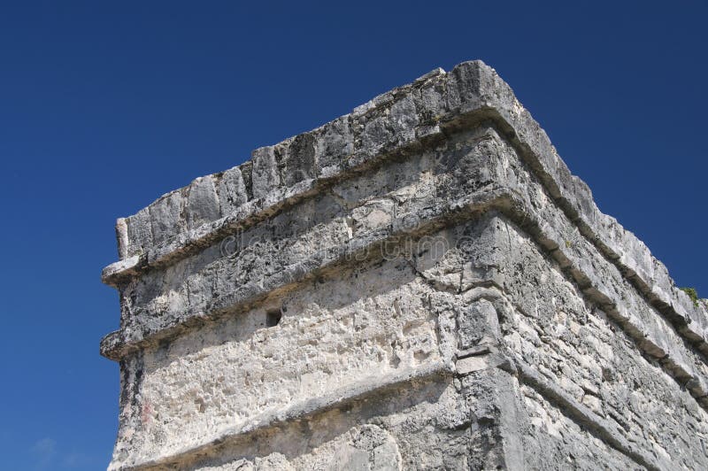 Tulum Castillo Walls stock image. Image of yucatan, castillo - 41282917