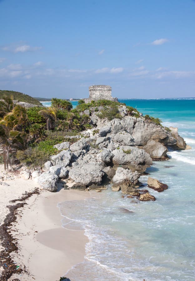 Tulum, Mexico stock photo. Image of turquoise, landmark - 38651880