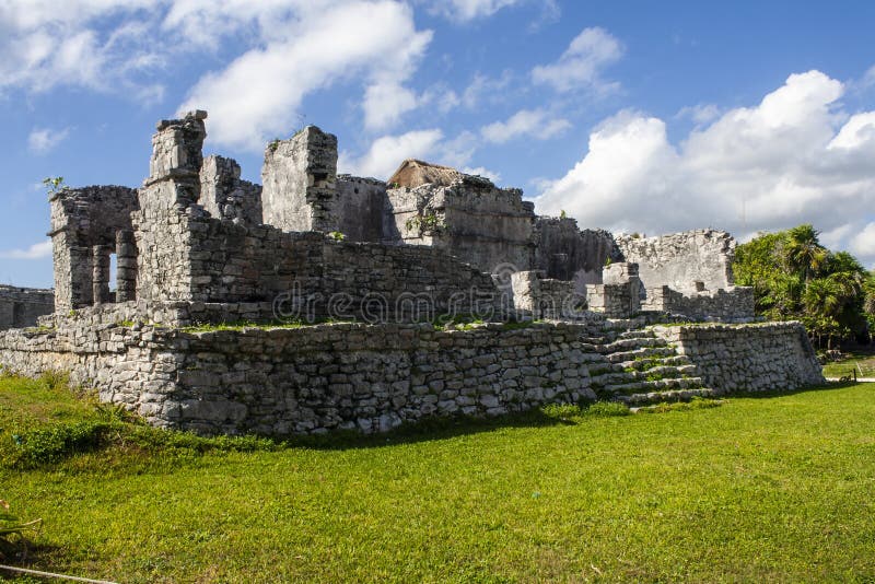 Tulum Ruins, Quintana Roo stock image. Image of culture - 268672315