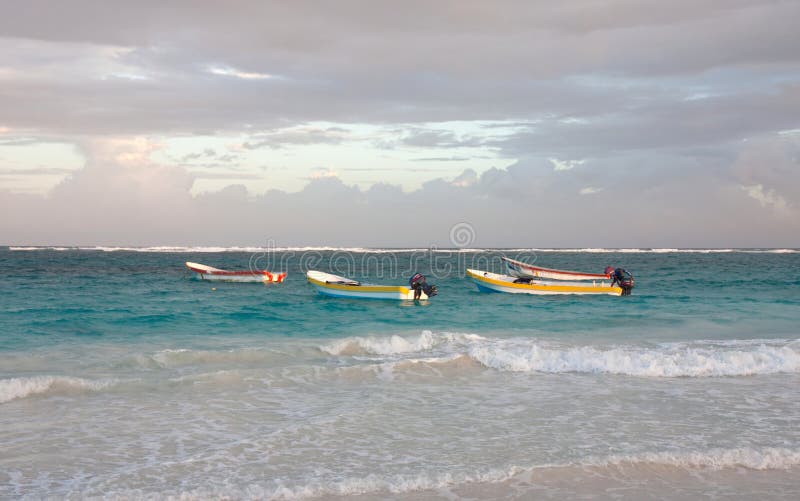 Tulum sunset, Mexico stock photo. Image of landscape - 38940204