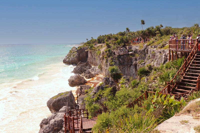 Tulum, Yucatan, Mexico editorial photo. Image of beach - 248646536