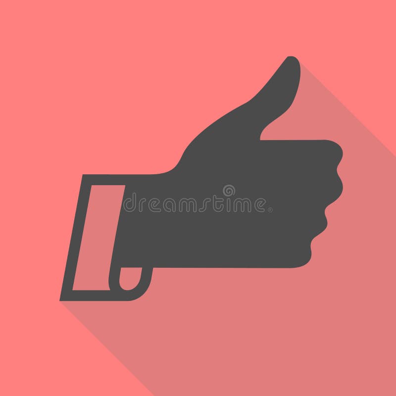 Tum Up symbolen vektor illustrationer. Illustration av nätverk - 106545026