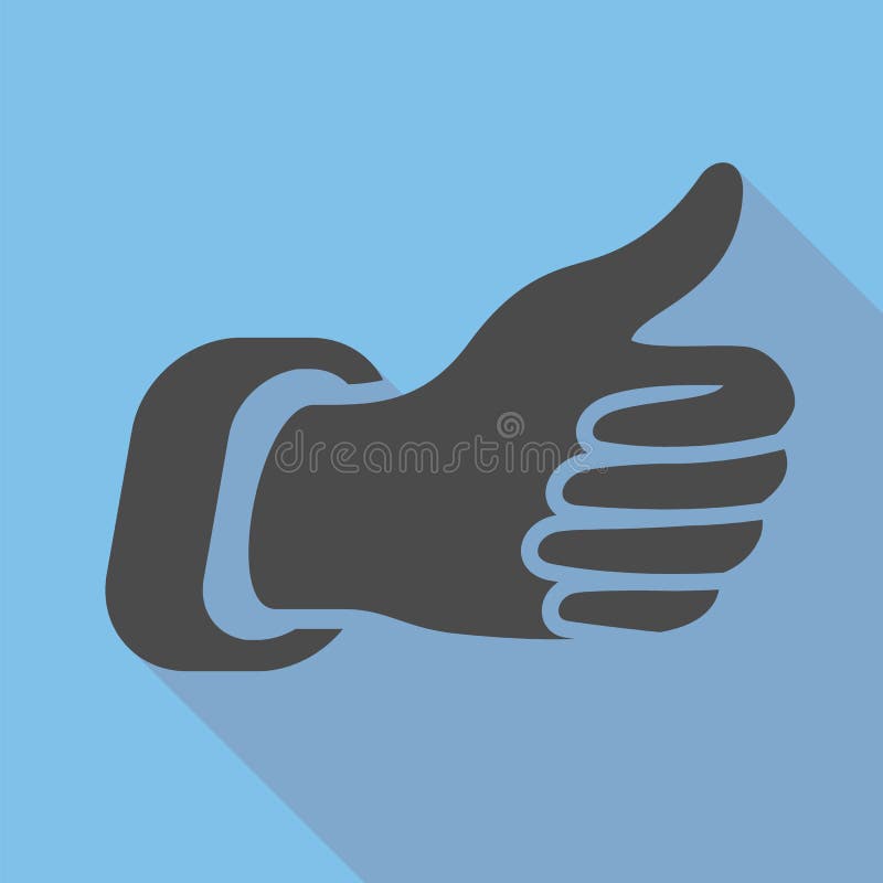 Tum Up symbolen vektor illustrationer. Illustration av nätverk - 106545026