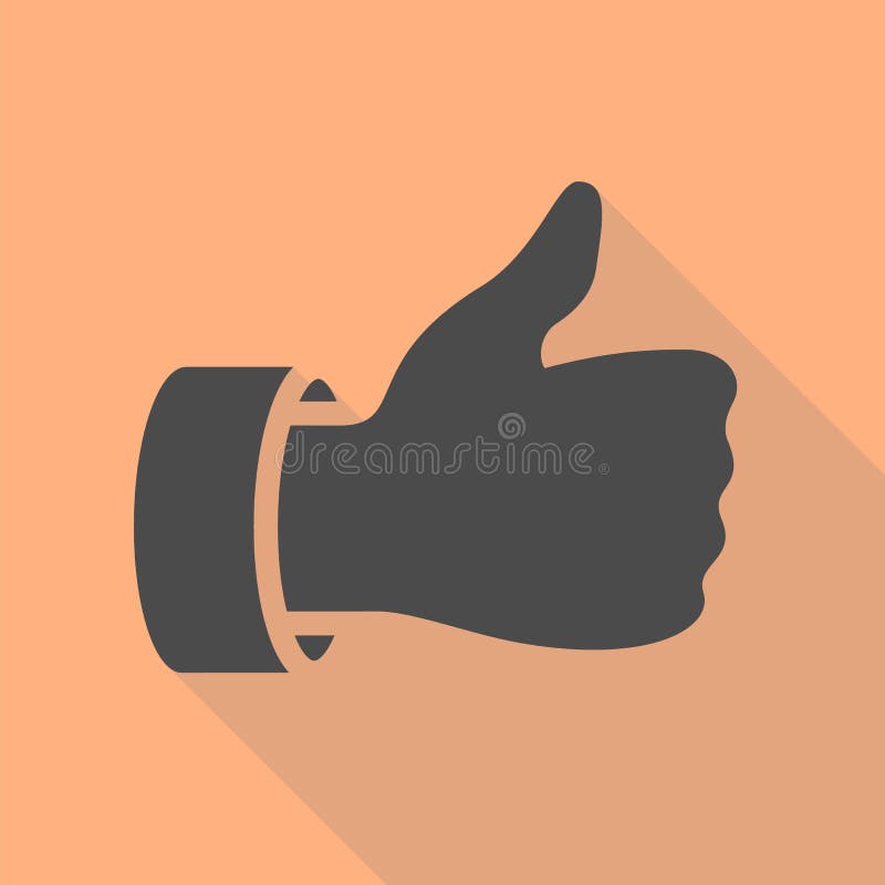 Tum Up symbolen vektor illustrationer. Illustration av nätverk - 106545026