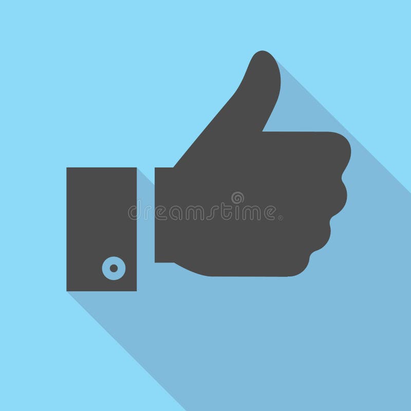 Tum Up symbolen vektor illustrationer. Illustration av nätverk - 106545026