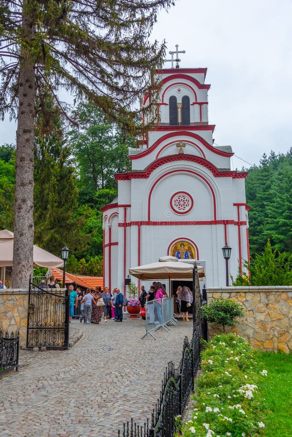 Tuman, Serbia, July 26, 2023: Tuman Monastery in Serbia during a ...
