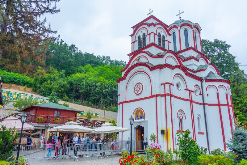 Tuman, Serbia, July 26, 2023: Tuman Monastery in Serbia during a ...