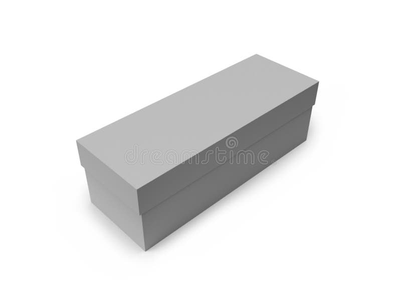 Tumbler Box 3D Illustration Mockup Scene Stock Illustration ...