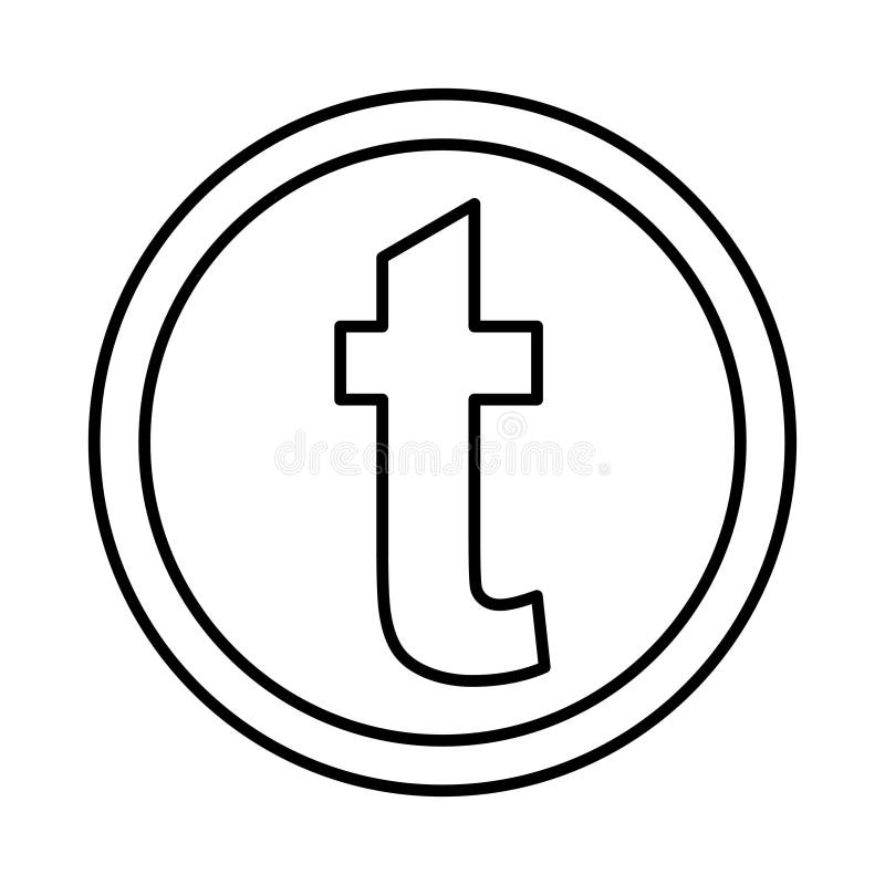 Tumblr Icon with Color Style for Interior Stock Vector - Illustration ...