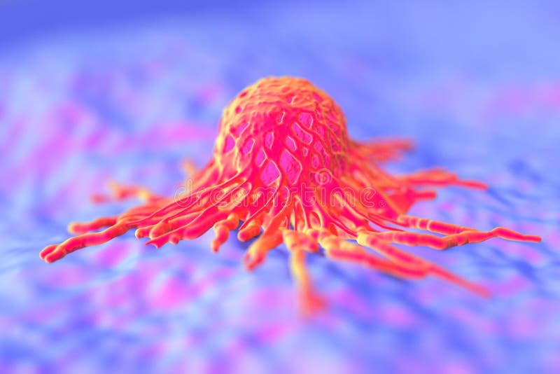 Tumeur De Cellules De Cancer Illustration Stock - Illustration du ...
