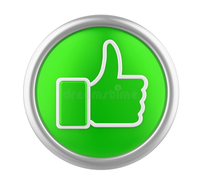 Tumme Upp Den Isolerade Symbolen Stock Illustrationer - Illustration av ...