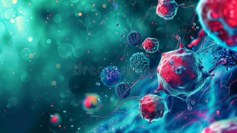 Tumor Microenvironment Background Stock Photo - Image of biology, macro ...
