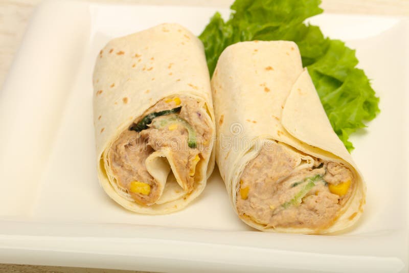Tuna bread roll stock photo. Image of appetizing, healthy - 138382926