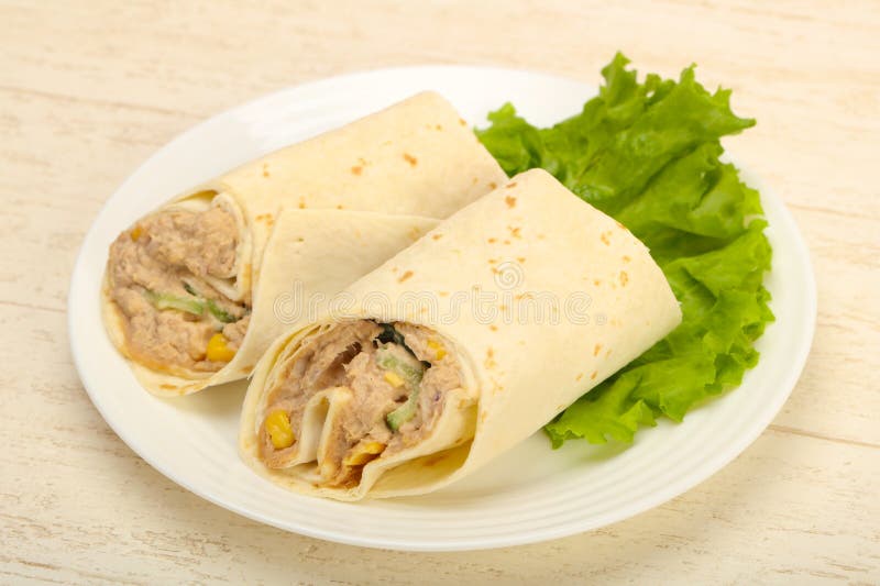 Tuna bread roll stock photo. Image of corn, delicious - 119114438