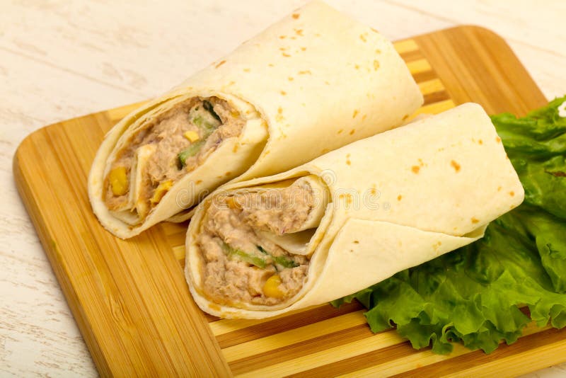 Tuna bread roll stock photo. Image of background, salad - 137128392