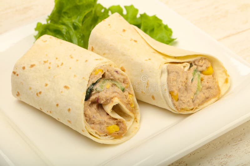 Tuna bread roll stock photo. Image of healthy, delicious - 114994502