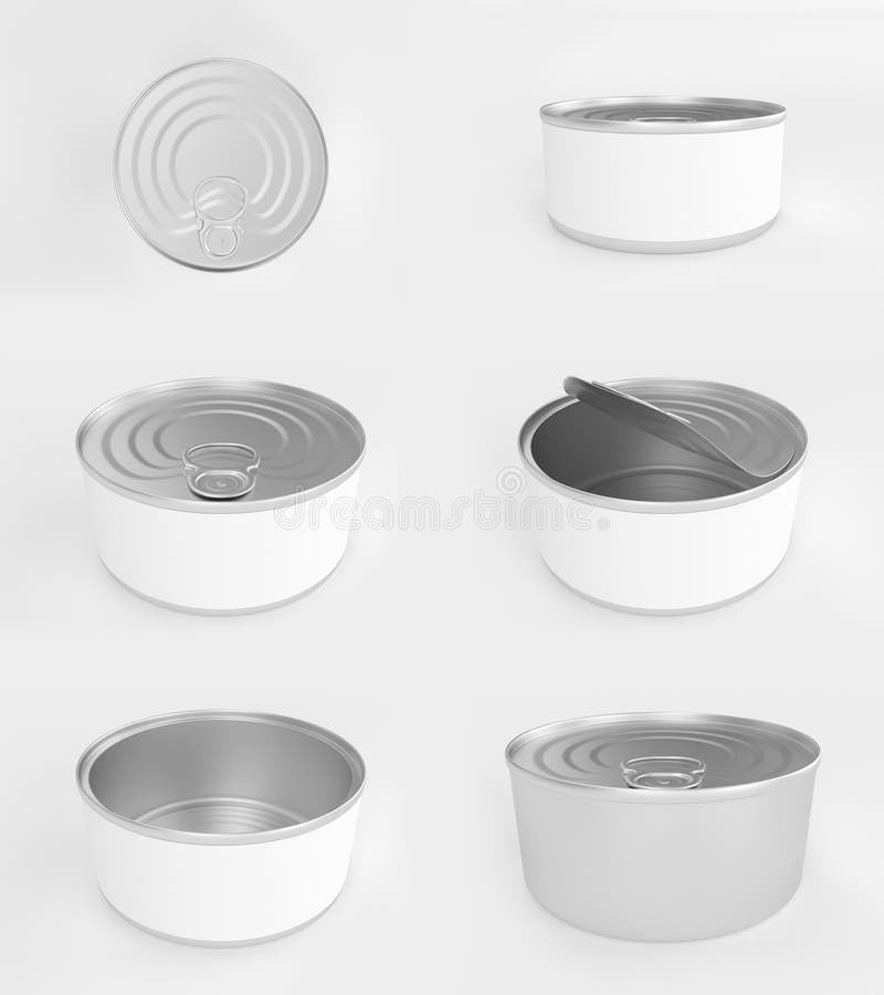 Tuna Can Views stock illustration. Illustration of digital - 30855152