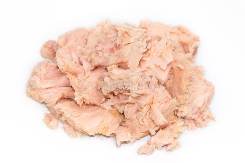 Canned Fish from Finely Chopped Stewed Tuna Fillet Stock Image - Image ...