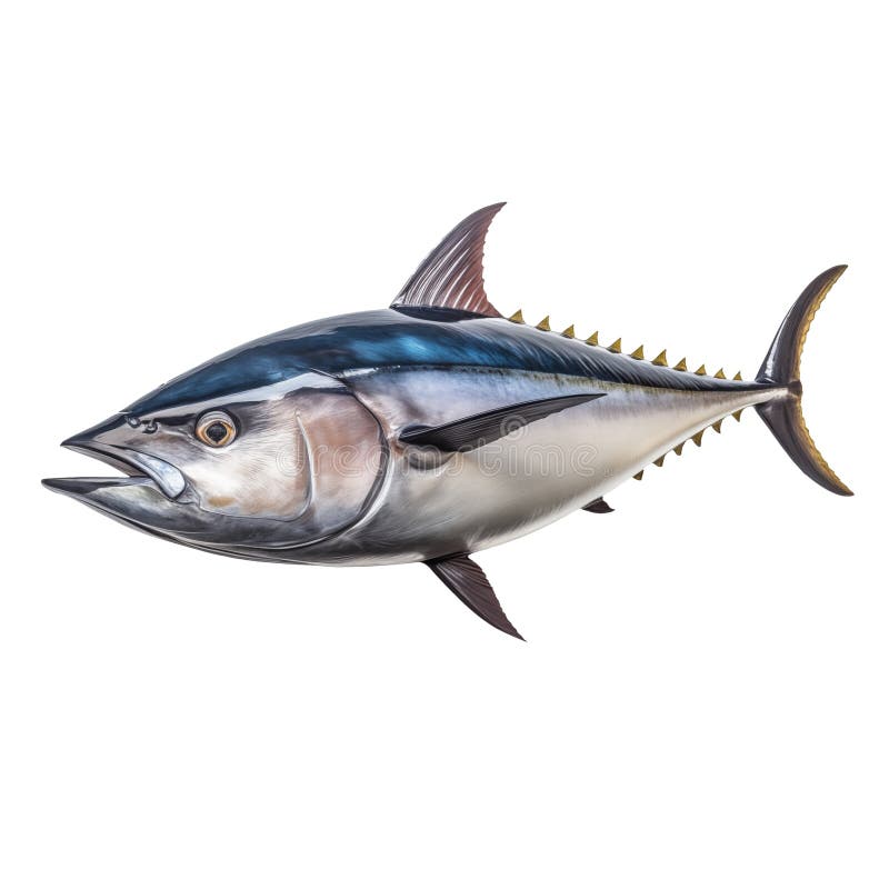 Tuna Cut Out on a Transparent Background. the Underwater World is ...