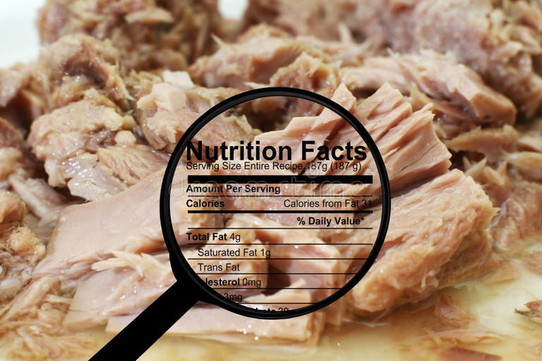 Canned Tuna Nutrition Facts Label Stock Photos - Free & Royalty-Free ...