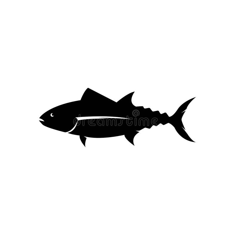 Tuna Fish Icon Logo Vector Design Stock Vector - Illustration of dinner ...