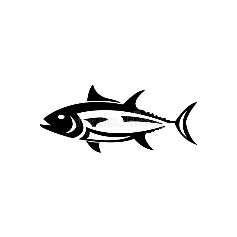 Tuna Fish Icon Logo Vector Design Template Stock Vector - Illustration ...