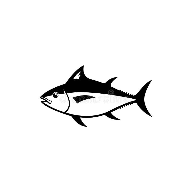 Tuna Fish Icon Logo Vector Design Template Stock Vector - Illustration ...