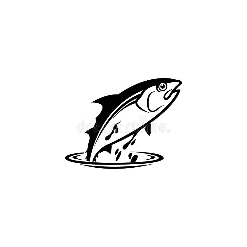 Tuna Fish Icon Logo Vector Design Template Stock Illustration ...