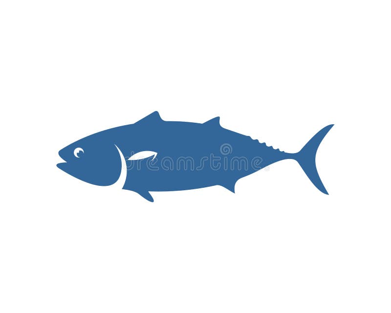 Tuna Fish Logo Vector Design Template, Silhouette Tuna Fish Logo ...