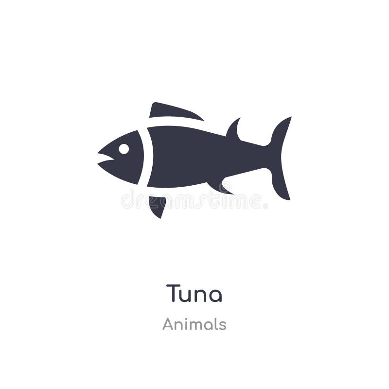 Tuna Icon. Isolated Tuna Icon Vector Illustration from Animals ...