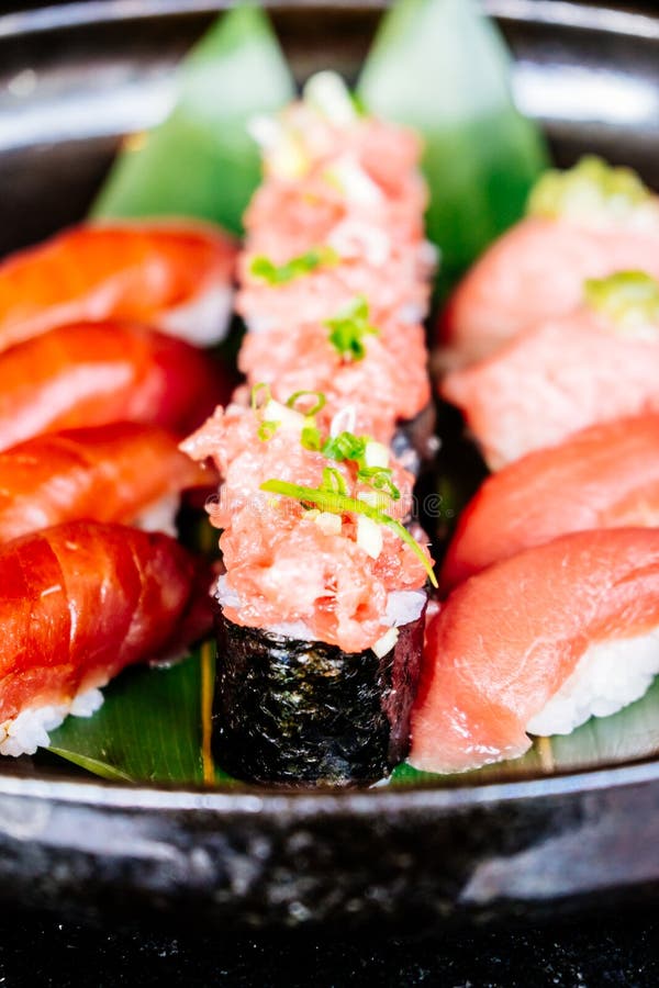 Tuna sushi stock photo. Image of tuna, japan, fresh, cuisine - 94013734