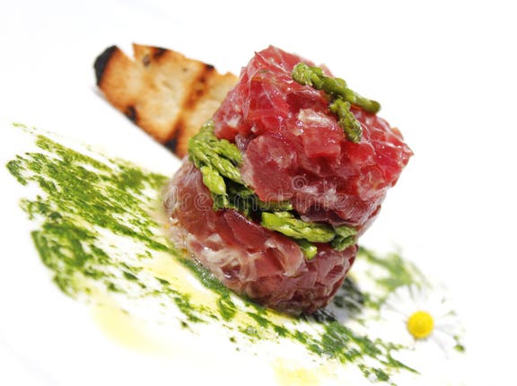 Tuna tartar stock image. Image of food, sauce, gourmet - 21495267