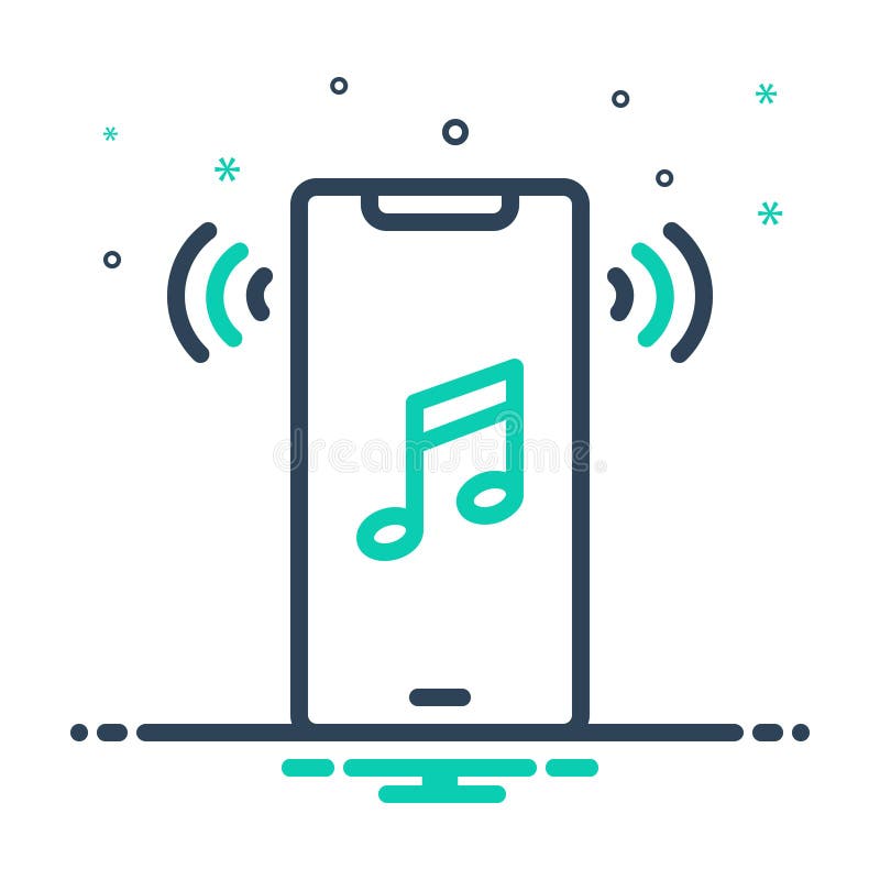 Mix Icon for Tune, Music and Song Stock Illustration - Illustration of ...