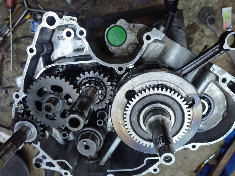 Tune Up Power Engine Motorcycles Stock Photo - Image of machine, iron ...