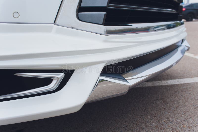 Tuned Customised Cars Kit Car White Body. Stock Image - Image of race ...