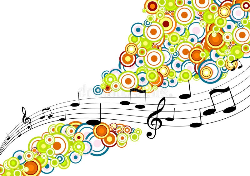 Tunes with circles. Vector stock vector. Illustration of clipart - 3949166