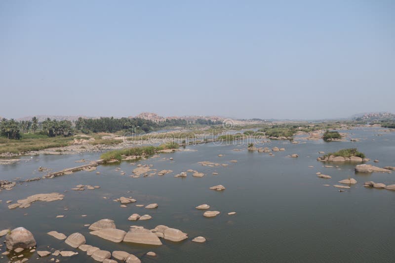 Tungabhadra River - Flowing through Hampi, Karnataka - India Tourism ...