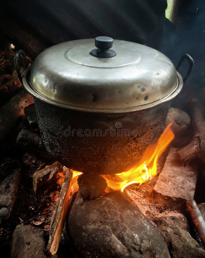 Tungku Name, Cook Hot Water in a Saucepan Stock Image - Image of tungku ...