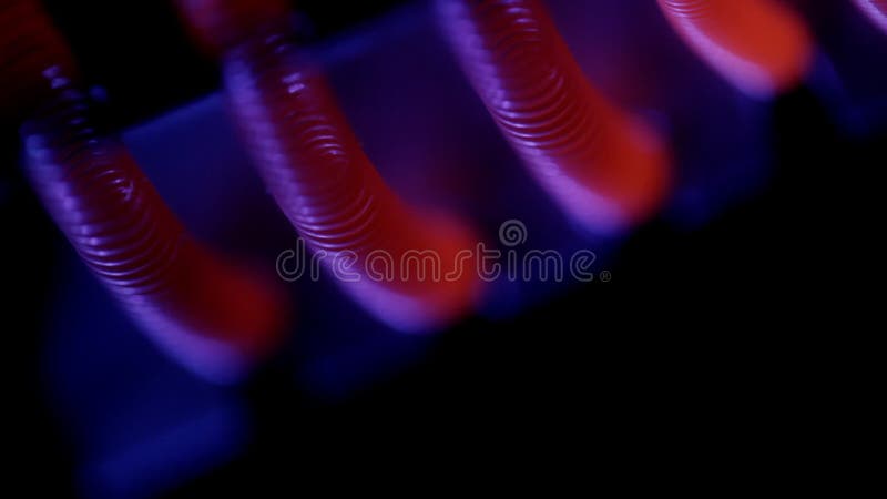 Tungsten Filament of Electric Heater Stock Footage - Video of heat ...