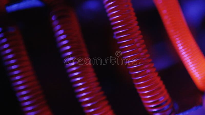 Tungsten Filament of Electric Heater Stock Footage - Video of glow ...