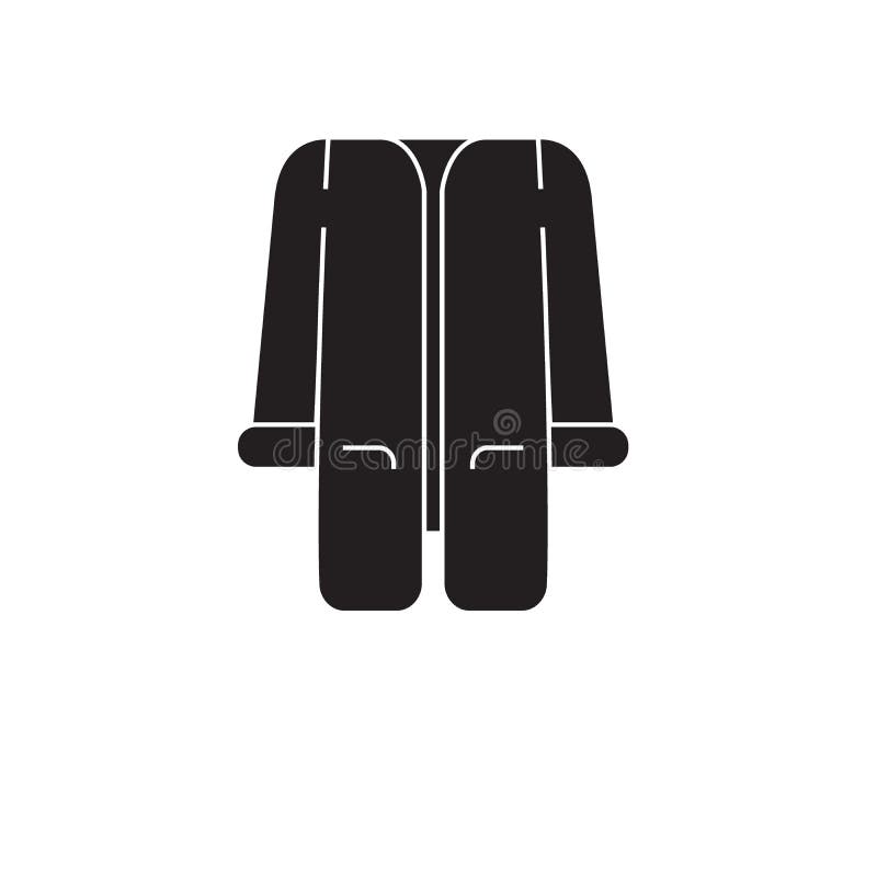 Tunic Black Vector Concept Icon. Tunic Flat Illustration, Sign Stock ...