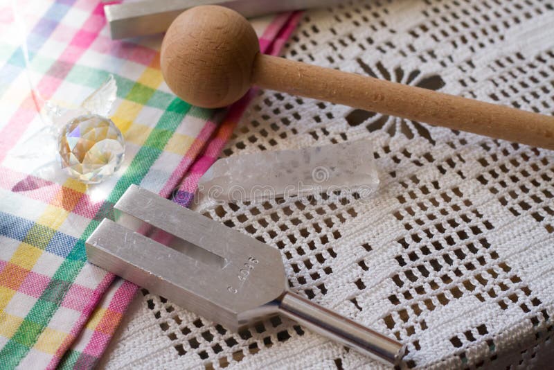 Tuning fork stock photo. Image of instrument, meditation - 86302206