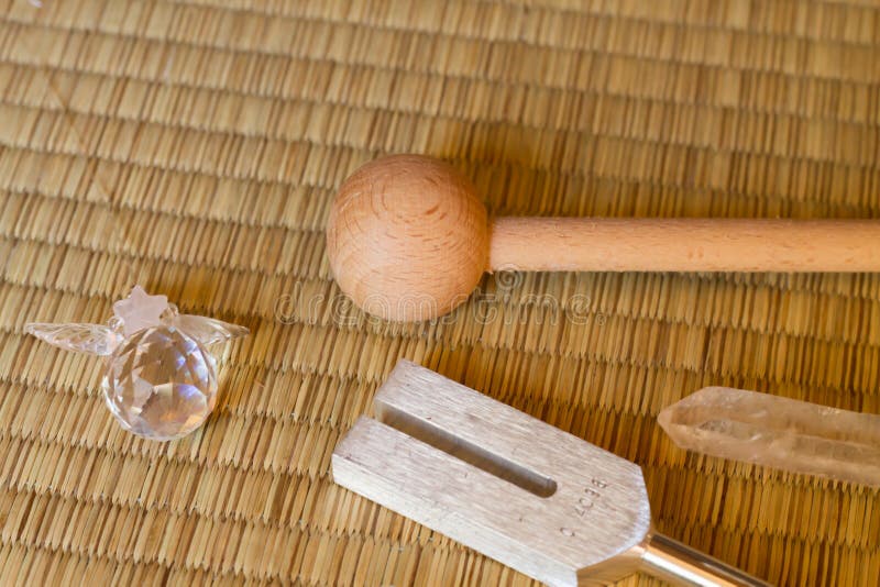 Tuning fork stock photo. Image of instrument, bowl, frequency - 86302292