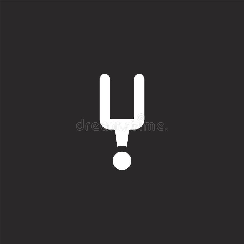 Tuning Fork Icon. Filled Tuning Fork Icon for Website Design and Mobile ...