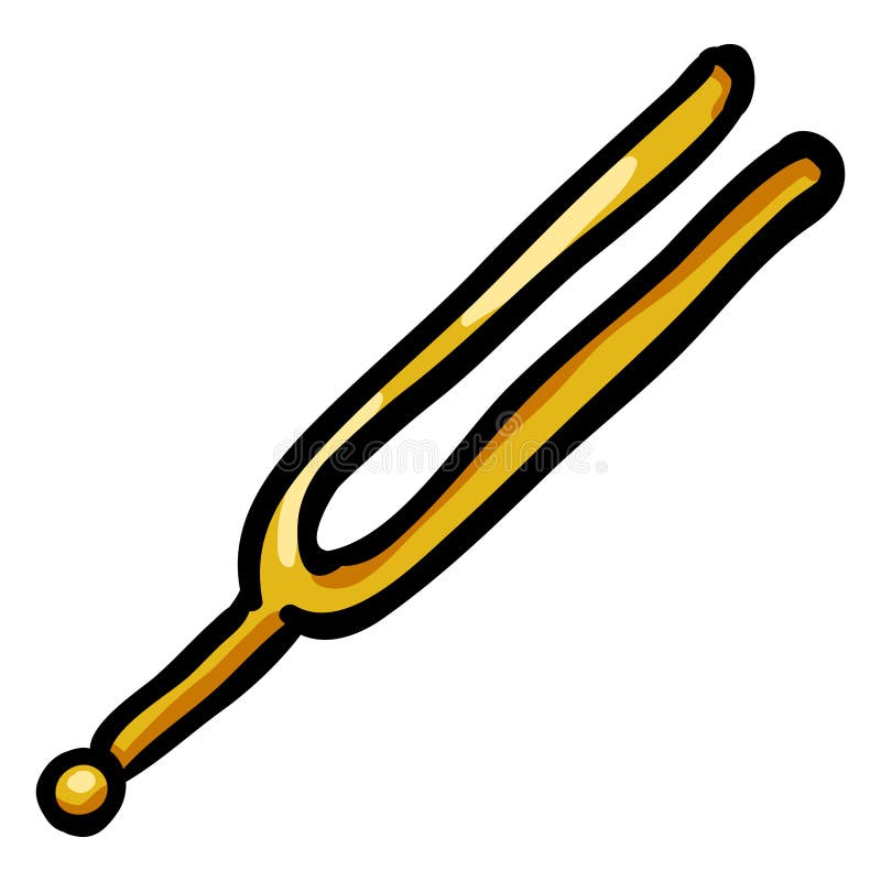 Tuning Fork Musical Instrument Vector Doodle Icon Stock Vector ...