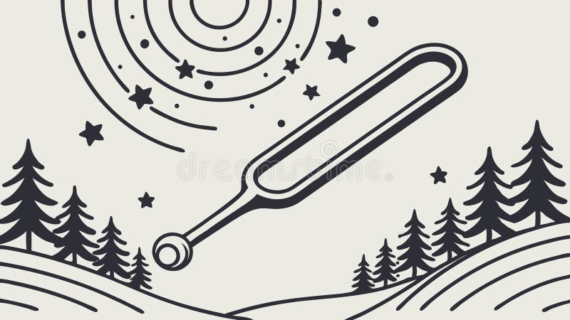 Tuning Fork with Stars and Trees, Universal Harmony, Celestial Music ...