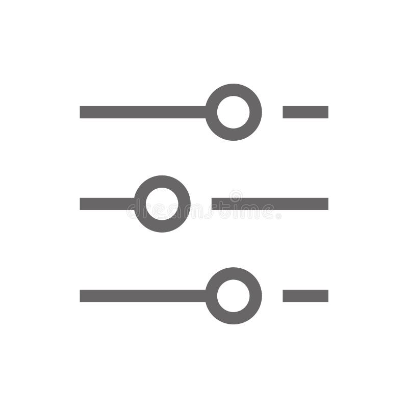 Tuning Icon Vector Eps10. Setting Flat Style Icon. Grey Color Setting ...