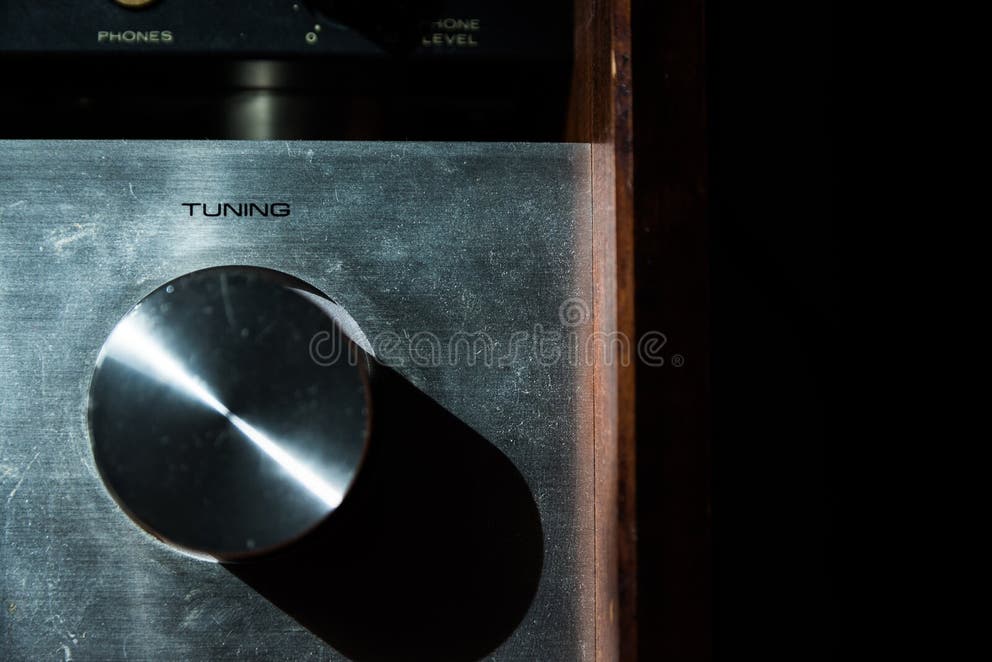 Tuning knob stock image. Image of steel, radio, turn - 103722061