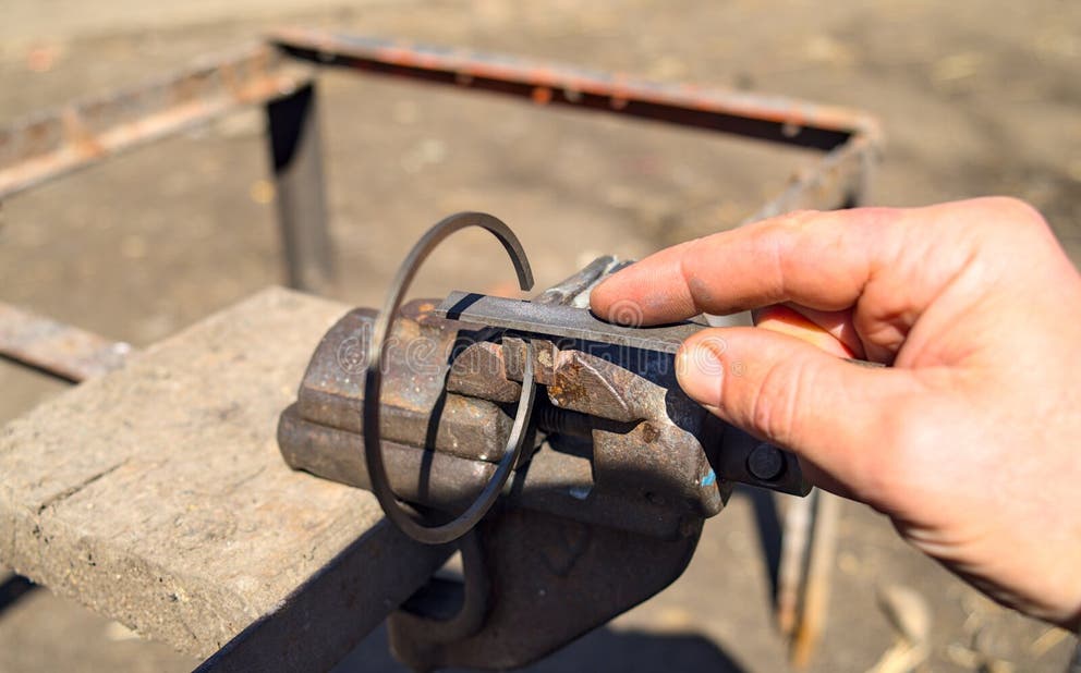 Tuning of a Ring for a Motorcycle Engine Stock Image - Image of emotion ...