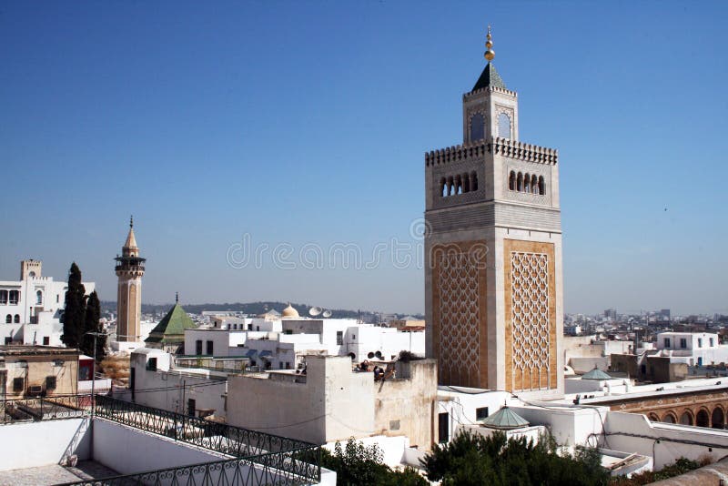 Tunis landscape stock image. Image of tunisian, unesco - 32028697